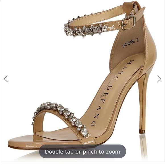 Marc Defang | Shoes | Marc Defang Naomi Nude Bridal Pageant Heels 85 ...